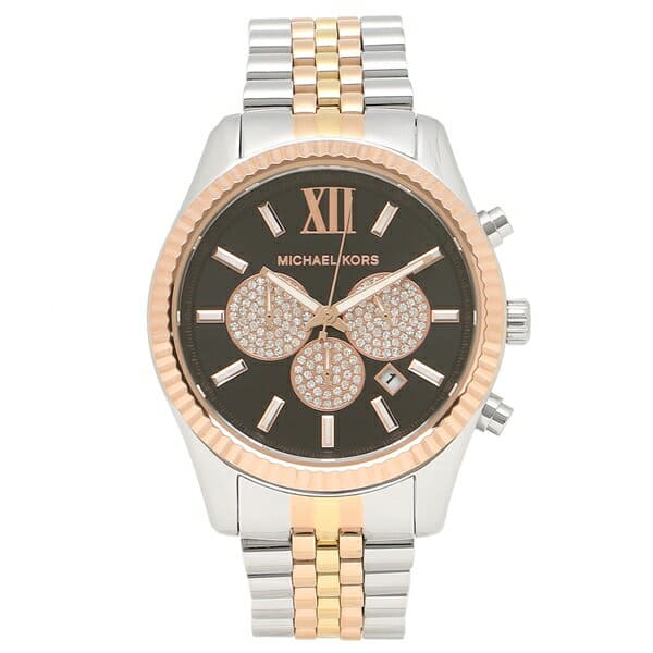 [New]Michael Kors Men's Watch Silver/Gold MK8714 - BE FORWARD Store