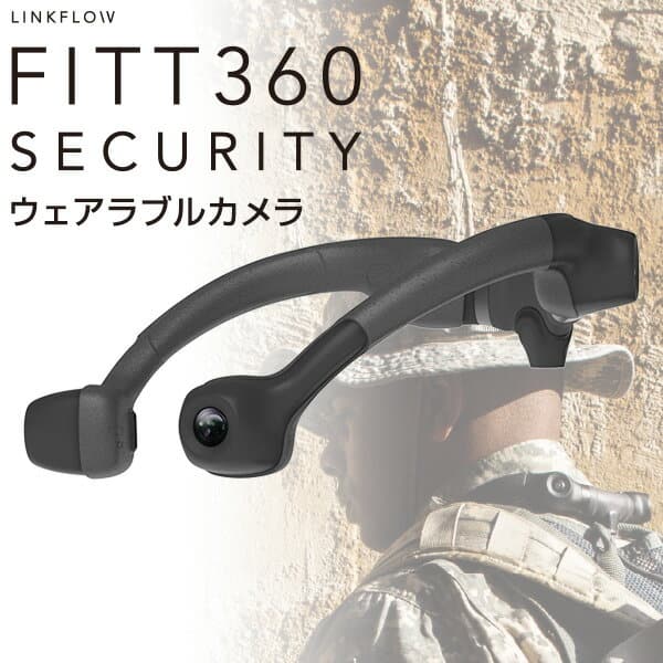 [New]LINKFLOW FITT 360 SECURITY wearable Camera LFFTSC1 Black Camera ...