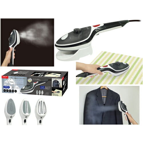 [New]Macross 5WAY ceramic handy iron & steamer Black MEH-31BK - BE ...