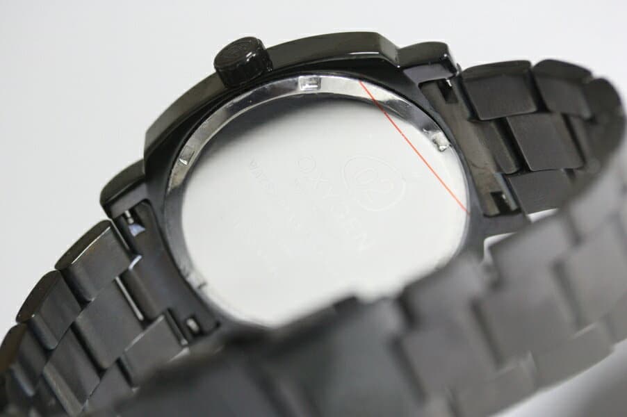 [New]French OXYGEN Dual Time Quartz Black Watch - BE FORWARD Store