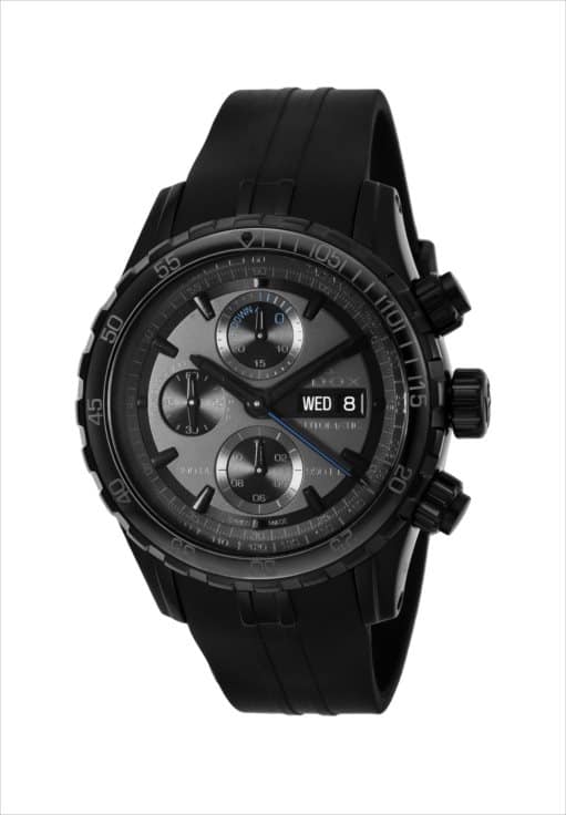 [New]EDOX Grand Ocean Watch Men's Chronograph Watch Date Display Black ...