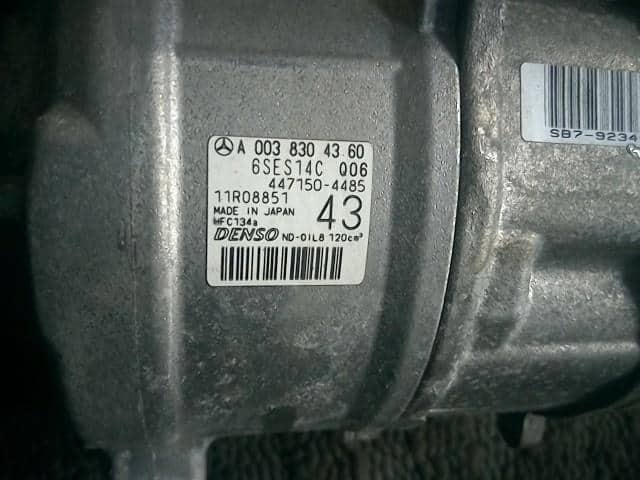 [Used]A/C Compressor MERCEDES-BENZ Benz a class 2015 DBA-176042 ...