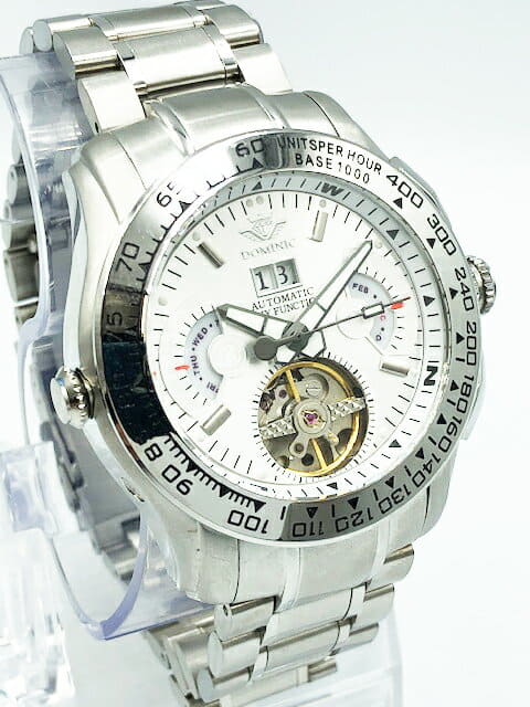 [New]With mechanism gimmick DOMINIC Dominick mens watch ds1102g-sw ...