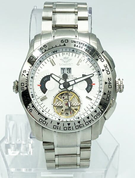 [New]With mechanism gimmick DOMINIC Dominick mens watch ds1102g-sb ...