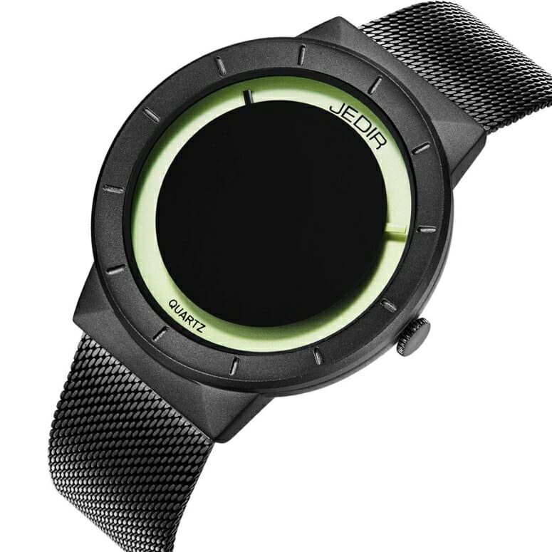 [New]jiedia JEDIR watch unisex Black MS3015G - BE FORWARD Store