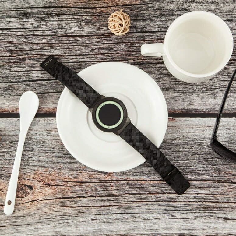 [New]jiedia JEDIR watch unisex Black MS3015G - BE FORWARD Store