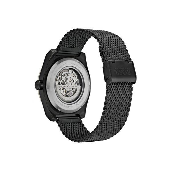 [New]BOSS Men's Automatic Watch Signature Timepiece Collection Mesh ...