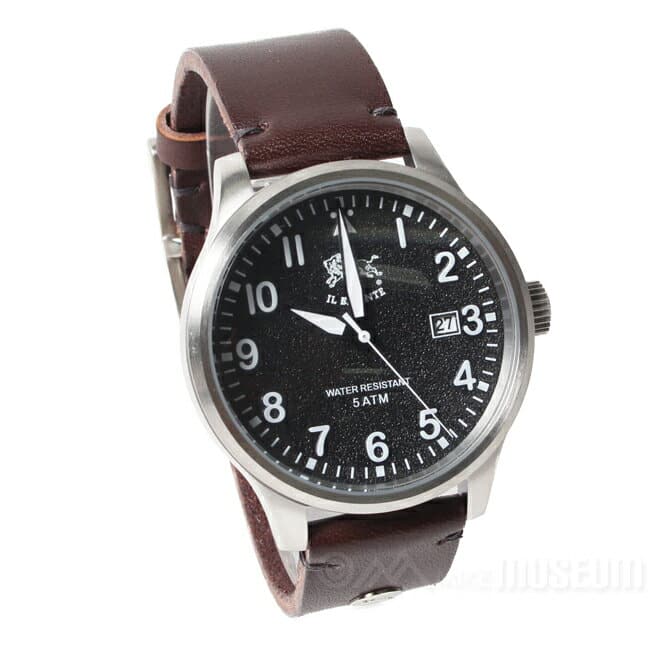 [New]IL BISONTE IL BISONTE watch leather belt H0252 marketable goods ...