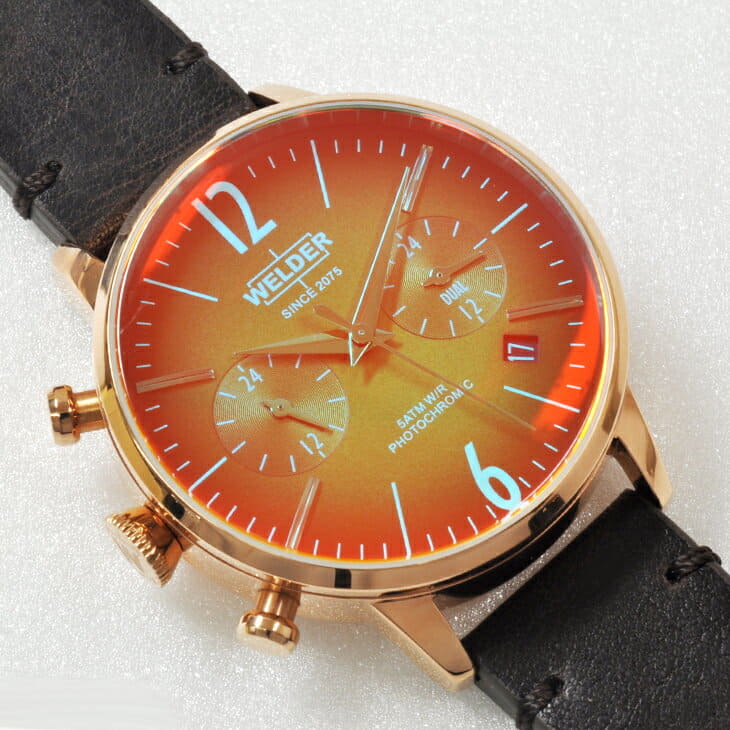 [New]Welder Moody's dual time watch 38mm WWRC111 leather polarization ...