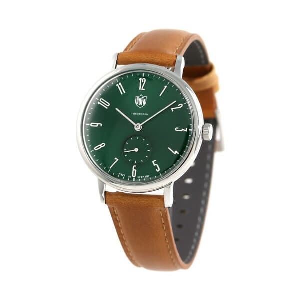 [New]DUFA Wolter Gropius Watch 38mm Green/Brown - BE FORWARD Store