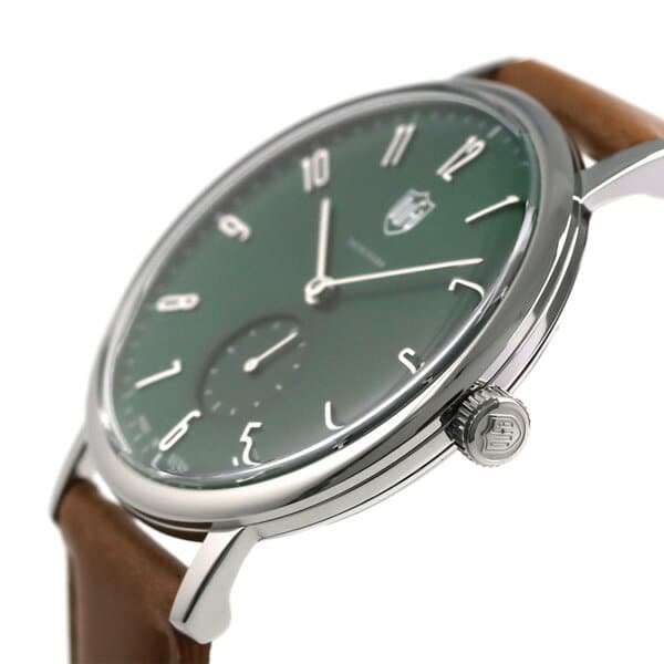 [New]DUFA Wolter Gropius Watch 38mm Green/Brown - BE FORWARD Store
