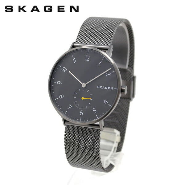 [New]Skagen watch SKW6470 SKAGEN ARREN clock mens Black gunmetal breath ...