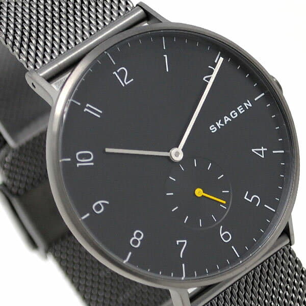 [New]Skagen watch SKW6470 SKAGEN ARREN clock mens Black gunmetal breath ...