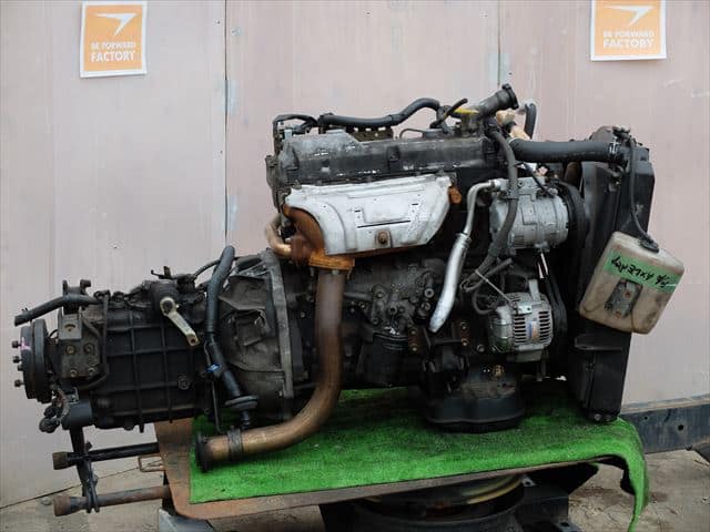 [Used]Engine&Transmission 4B 2WD MT TOYOTA DYNA, BU280 - BE FORWARD ...
