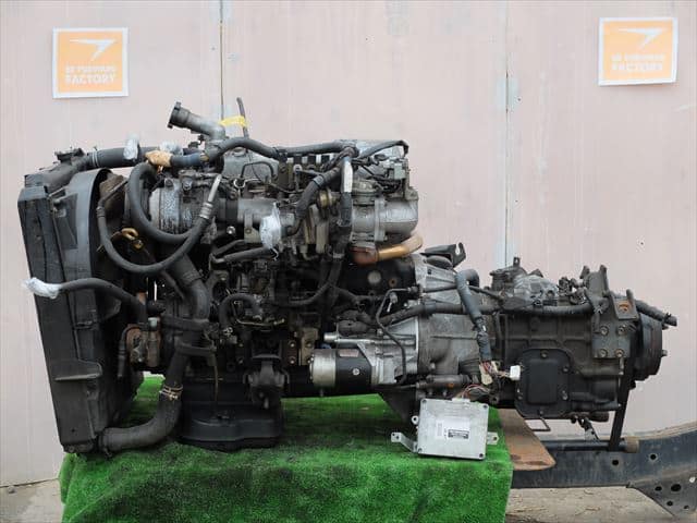 [Used]Engine&Transmission 4B 2WD MT TOYOTA DYNA, BU280 - BE FORWARD ...