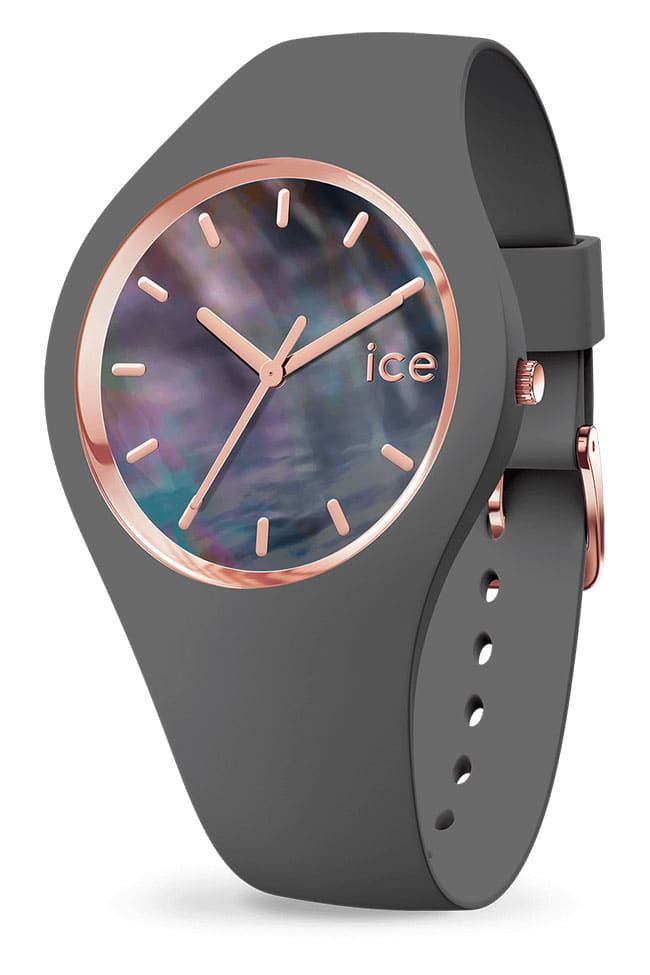 [New]ICE WATCH ice watch ice pearl medium 40mm Black MOP gray mens Lady ...