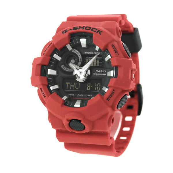 [New] G-SHOCK CASIO GA-700-4ADR Men's watch Casio G-Shock combination ...