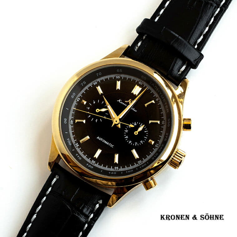 [New]Chronograph skeleton for the Kronen&Sohne mens self-winding watch ...