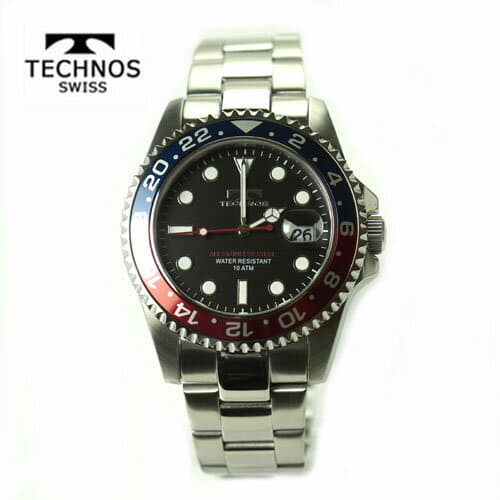 [New]Techno watch (TECHNOS) 10 standard atmosphere waterproofing TSM412NB mens RCP 05P04Jun19 ...