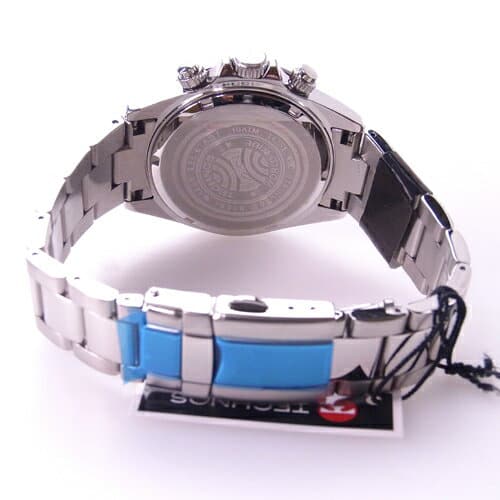 [New]Techno Chronograph Watch 10 ATM Waterproof Ice Blue T4251AI - BE ...