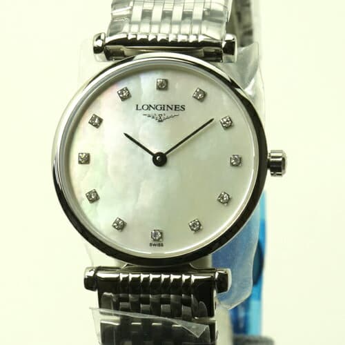 [New]LONGINES La Grande Classic Watch 12 diamonds White butterfly White ...