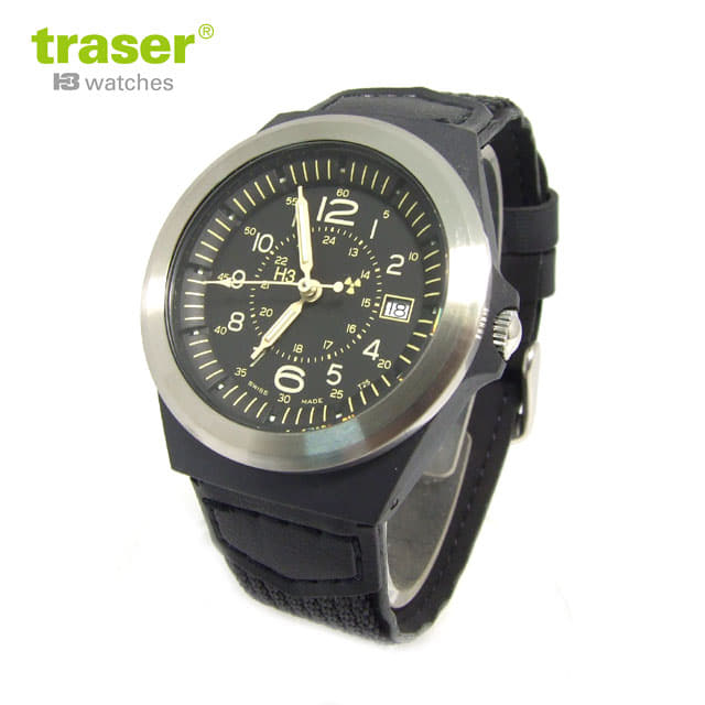[New]Traser traser watch clock Japan model TYPE3 Pilot Silver/ Type 3 ...