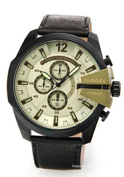 [New]Diesel clock DIESEL mens watch Mega Chief Chronograph DZ4495 - BE ...