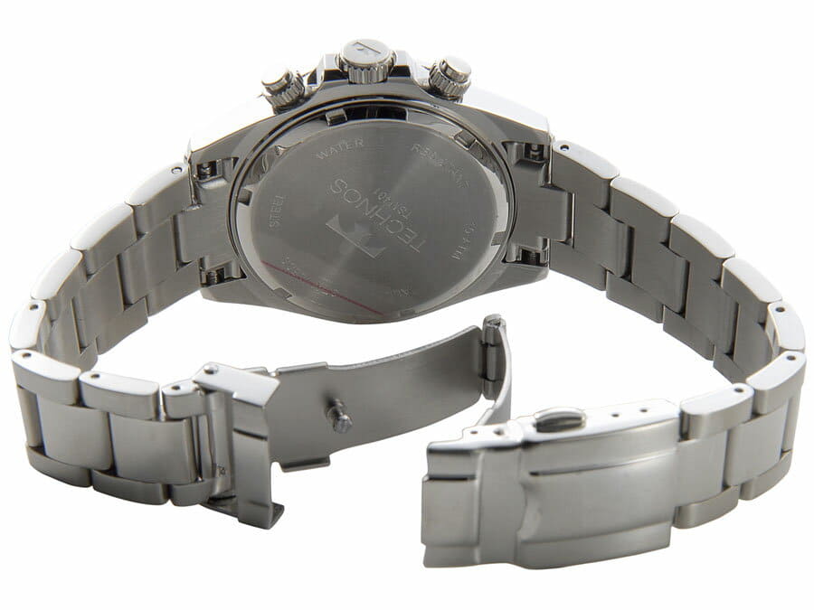 [New]Techno Chronograph mens watch TECHNOS TSM401SB quartz Black - BE ...