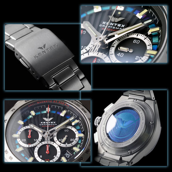 [New]KENTEX CRAFTSMAN PRESTIGE Men's Chrono Watch Blue S526X-07 - BE ...