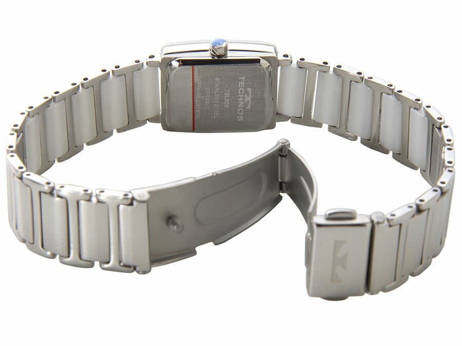 [New]Techno ceramic Lady's watch TECHNOS TSL906TW white X Silver - BE ...