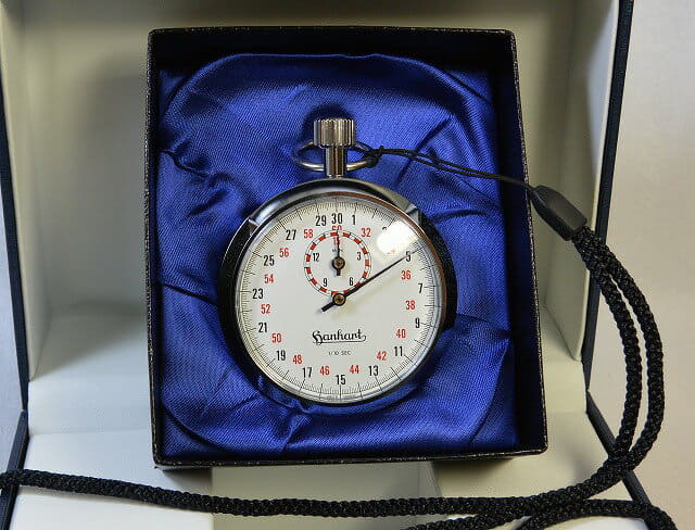[New]Hanhart Stopwatch 1/10 second total/15 minutes total internal ...