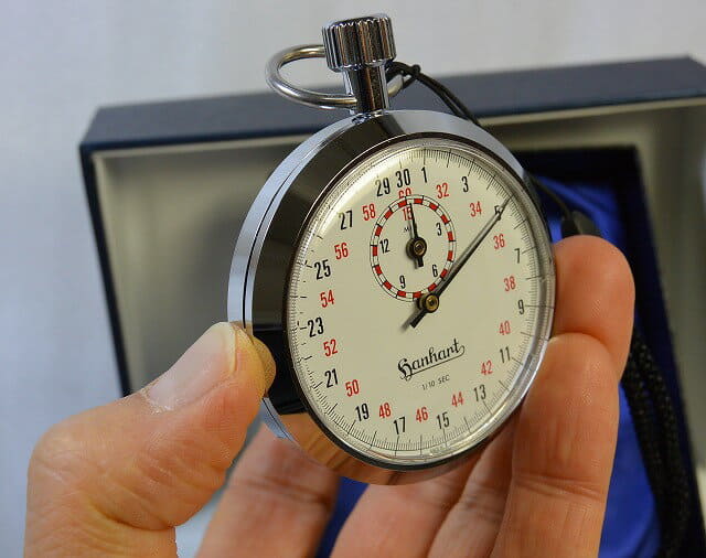 [New]Hanhart Stopwatch 1/10 second total/15 minutes total internal ...