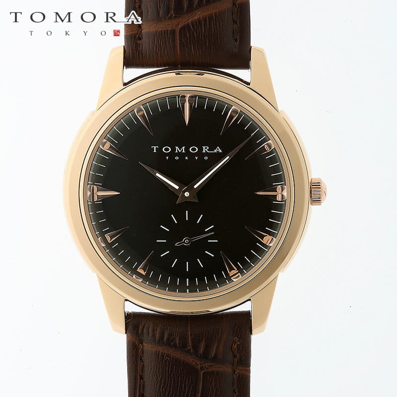 [New]TOMORA TOKYO Quartz Watch with small seconds display T-1602 PGBK ...