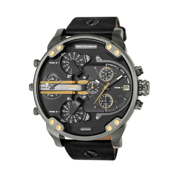 [New]Diesel Mr. Daddy 2.0 Kurono quartz mens watch DZ7348 Black - BE ...