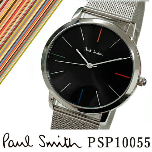 [NewPAUL SMITH Paul Smith Quartz Watch for Unisex Silver Metal Belt ...