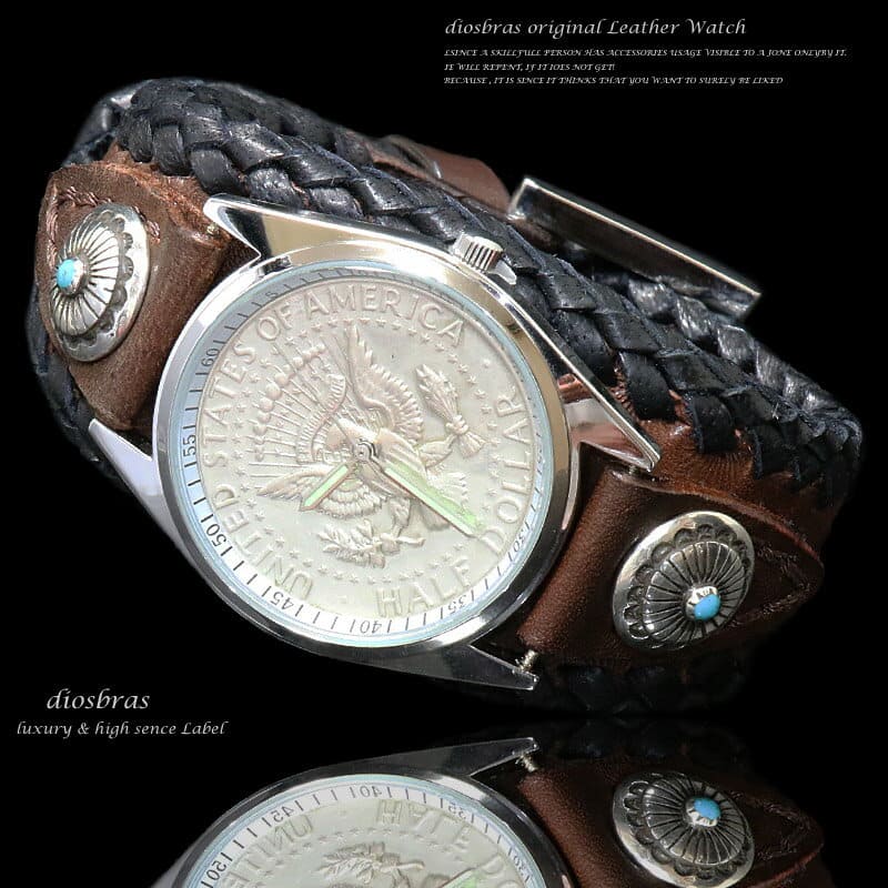 [New]diosbras- Dio brass - Genuine leather saddle leather bikies ...