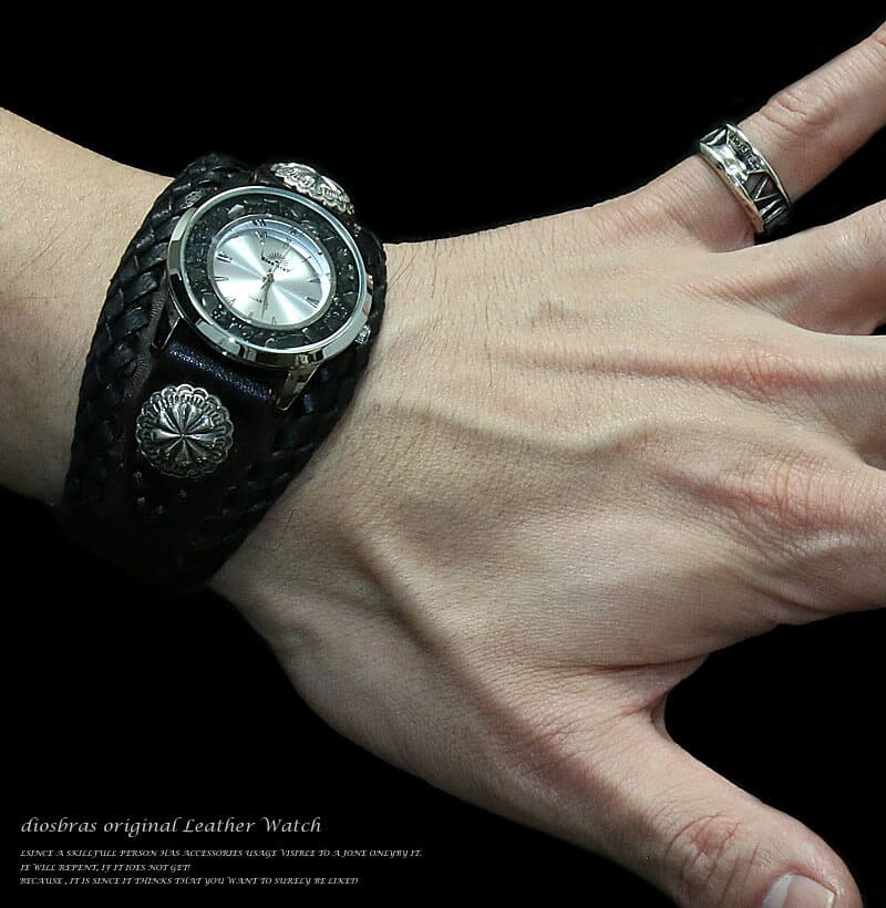 [New]diosbras- Dio brass - Genuine leather saddle leather bikies ...