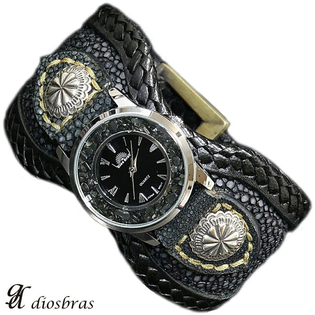 [New]diosbras- Dio brass - Genuine leather cut Stingray ray leather ...