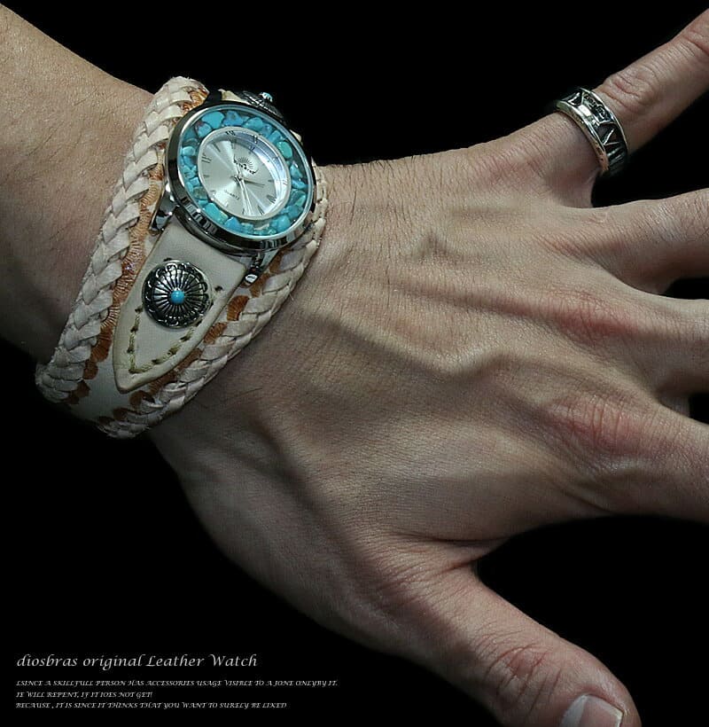 [New]diosbras- Dio brass - Genuine leather saddle leather bikies ...