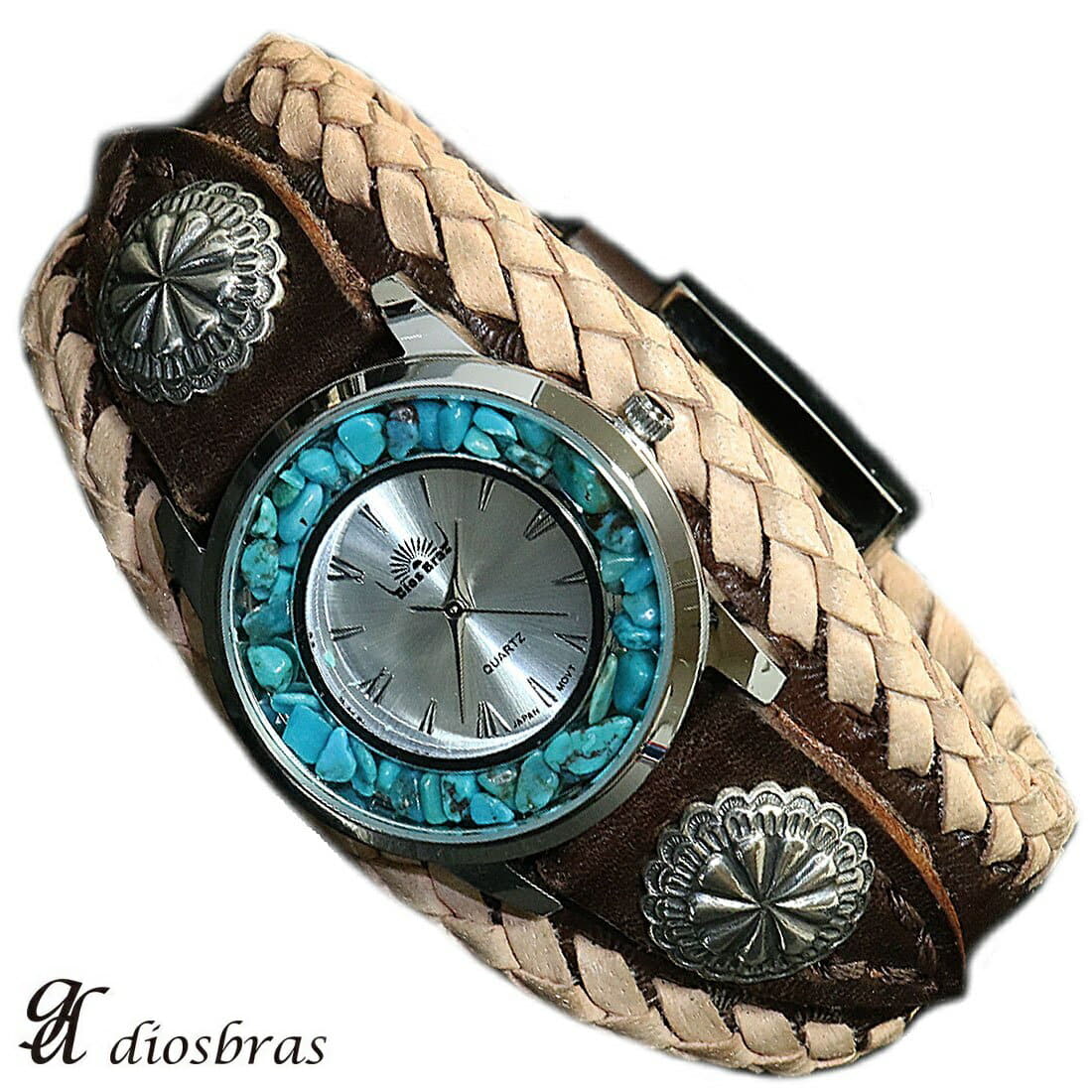 [New]diosbras- Dio brass - Genuine leather dark brown saddle leather ...