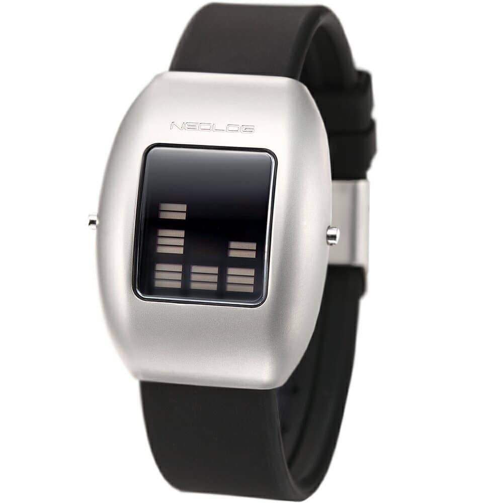 [New]NEOLOG A24 CLASSIC Arman Emami Men's Digital Watch EL Display High Purity Stainless Steel ...