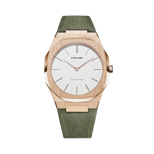 [New]D one Milan D1 MILANO Ultra Thin Eggshell Dial with Olive Green ...