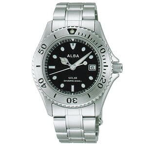[New]SEIKO ALBA Solar 200m Diving Waterproof Solar Wrist Watch AEFD529 ...