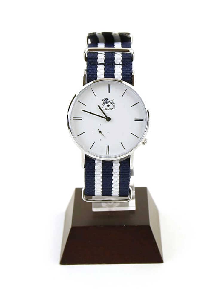 [New]IL BISONTE (IL BISONTE) NATO strap round Face watch wristwatch ...