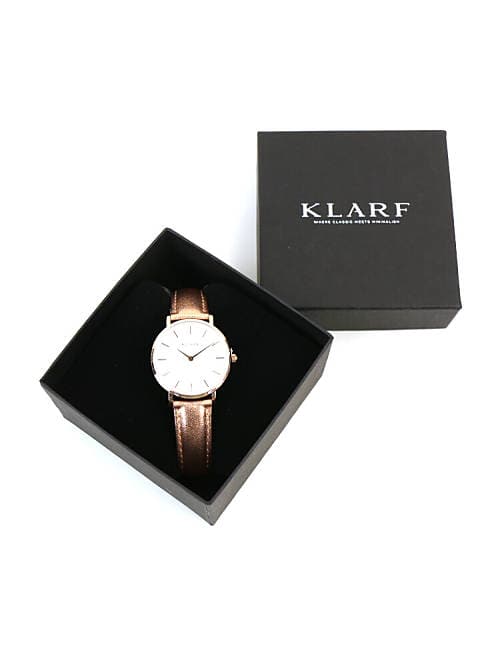 [New]kurafu (KLARF) leather belt round Face watch Lady's petit 33mm, K ...