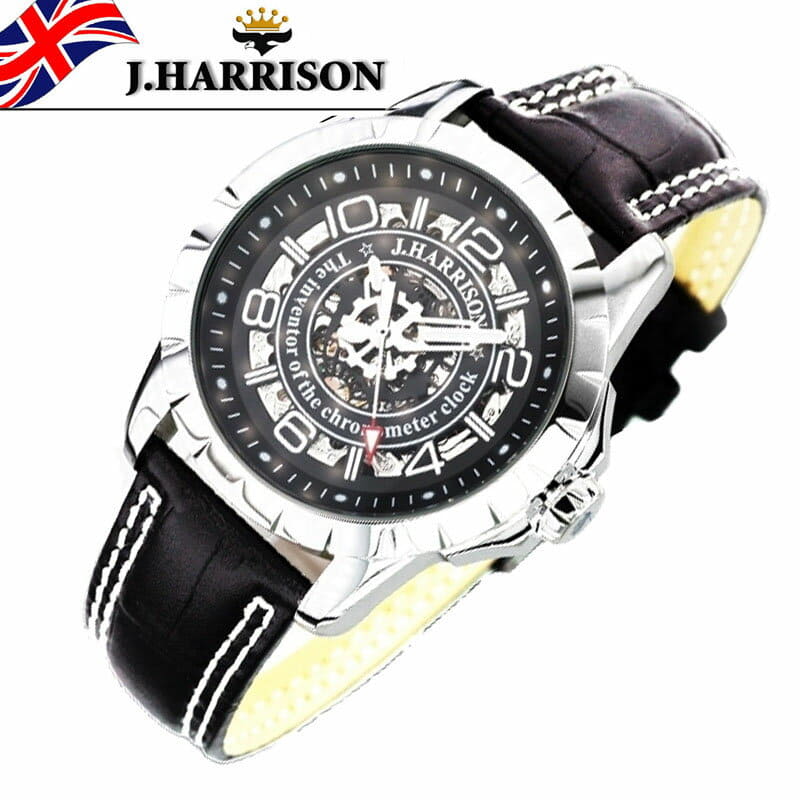 [New]Watch J.HARRISON watch Black JH-038SB for the John Harrison both ...
