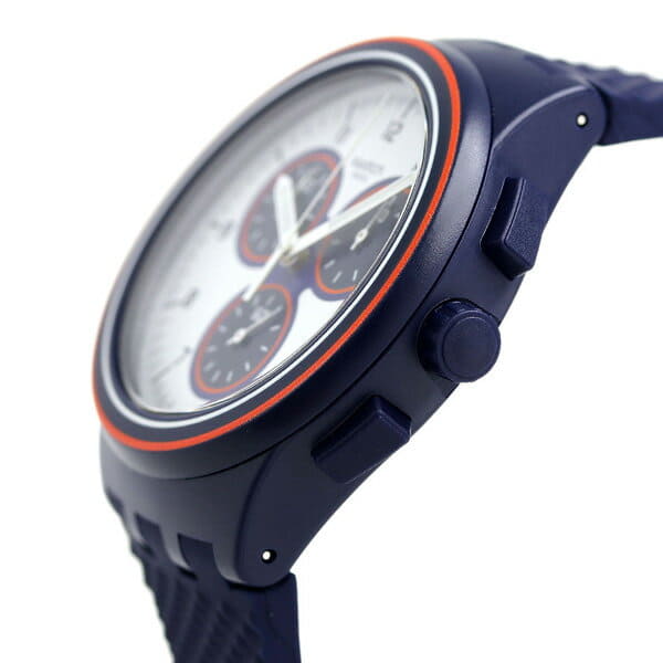 [New]SWATCH Swiss Original Men's chronograph Watch 42mm SUSN412 - BE ...