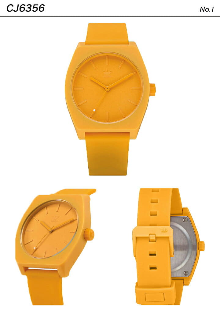 [New]Adidas adidas analog color variations watch mens Lady's white red ...