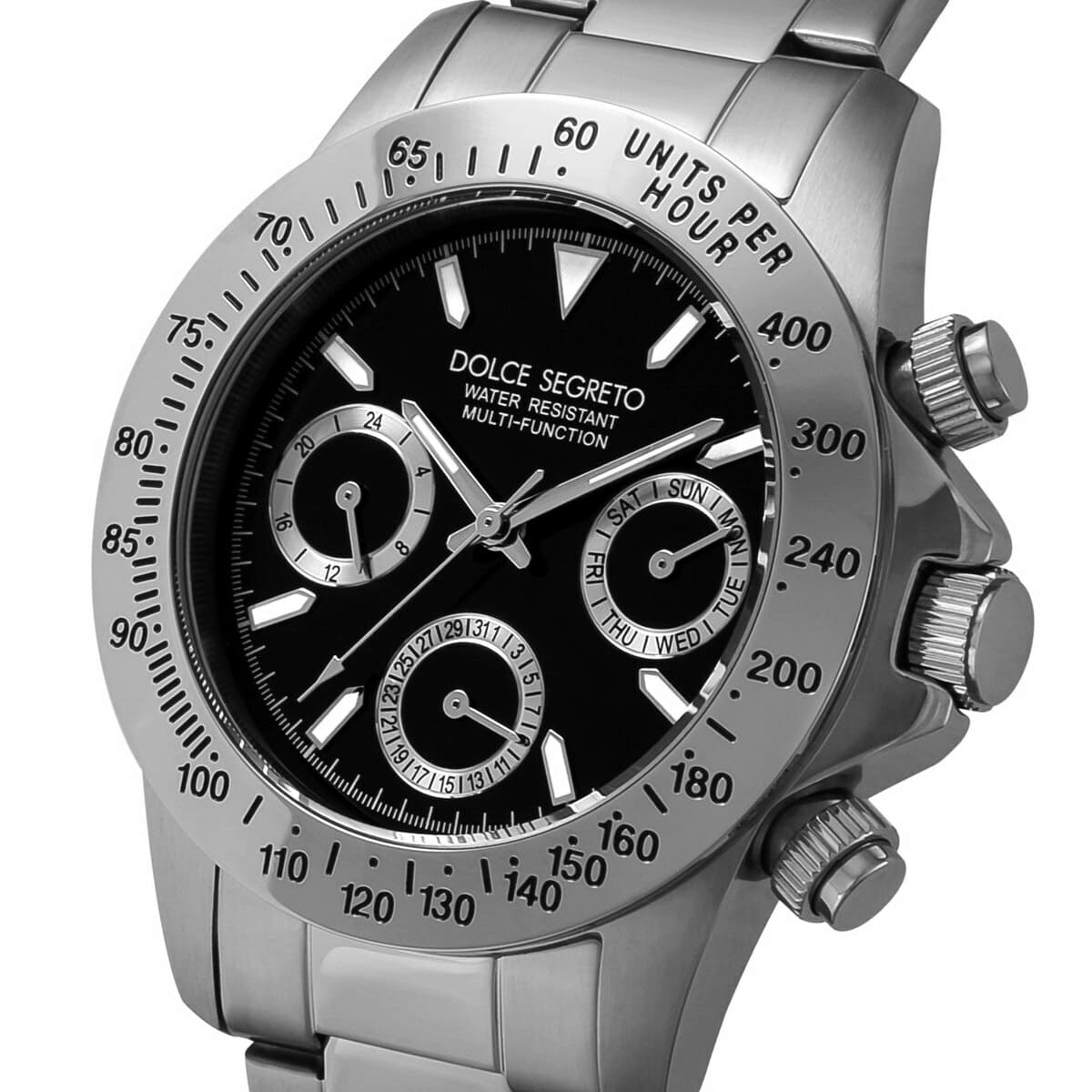 [New]Dolce Segou rate watch mens Silver MCG100BK DOLCE SEGRETO - BE ...