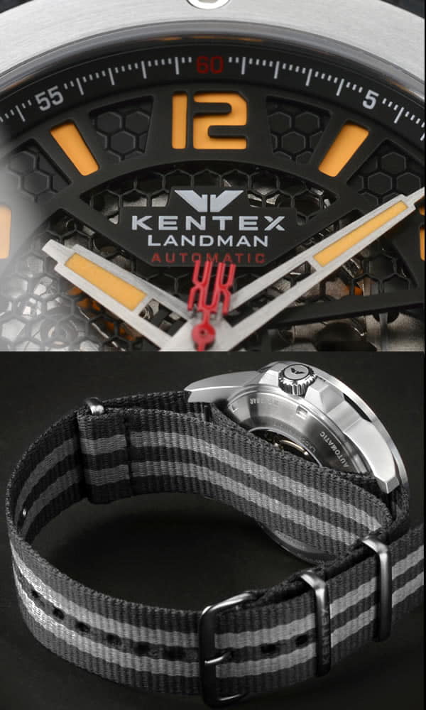 [New]KENTEX Men's Automatic Watch 10 ATM Waterproof S763X-06 - BE ...